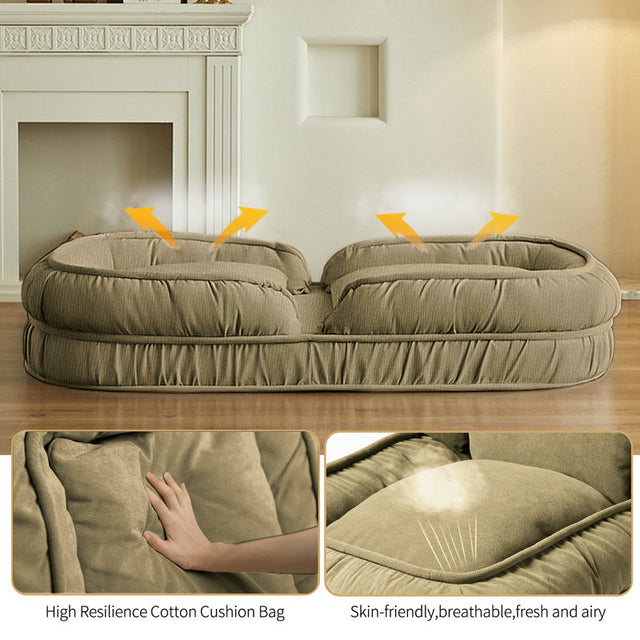Cozy Lazy Sofa Bed Folding Human Dog Bed | Louann Small Fold Tatami ...